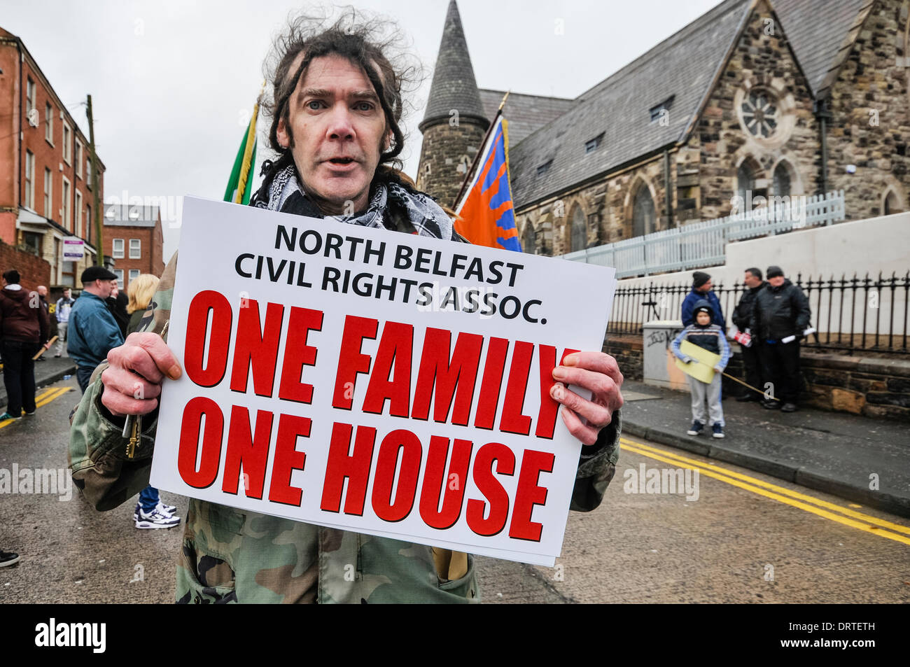 Belfast, Northern Ireland, 1 Feb 2014 - Brendan McMahon from the North ...