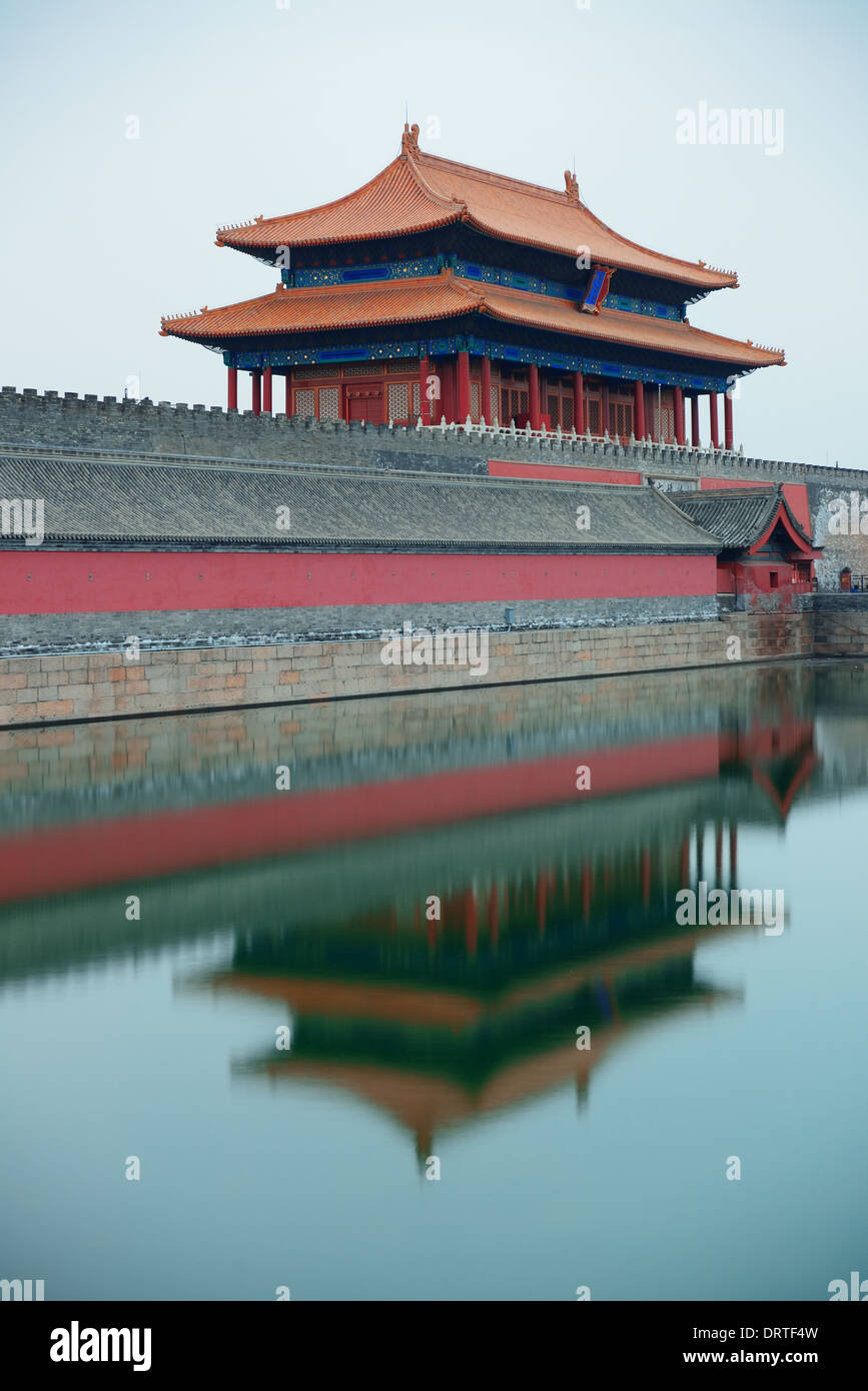 Ancient historical buildings in Imperial Palace in Beijing, China Stock ...