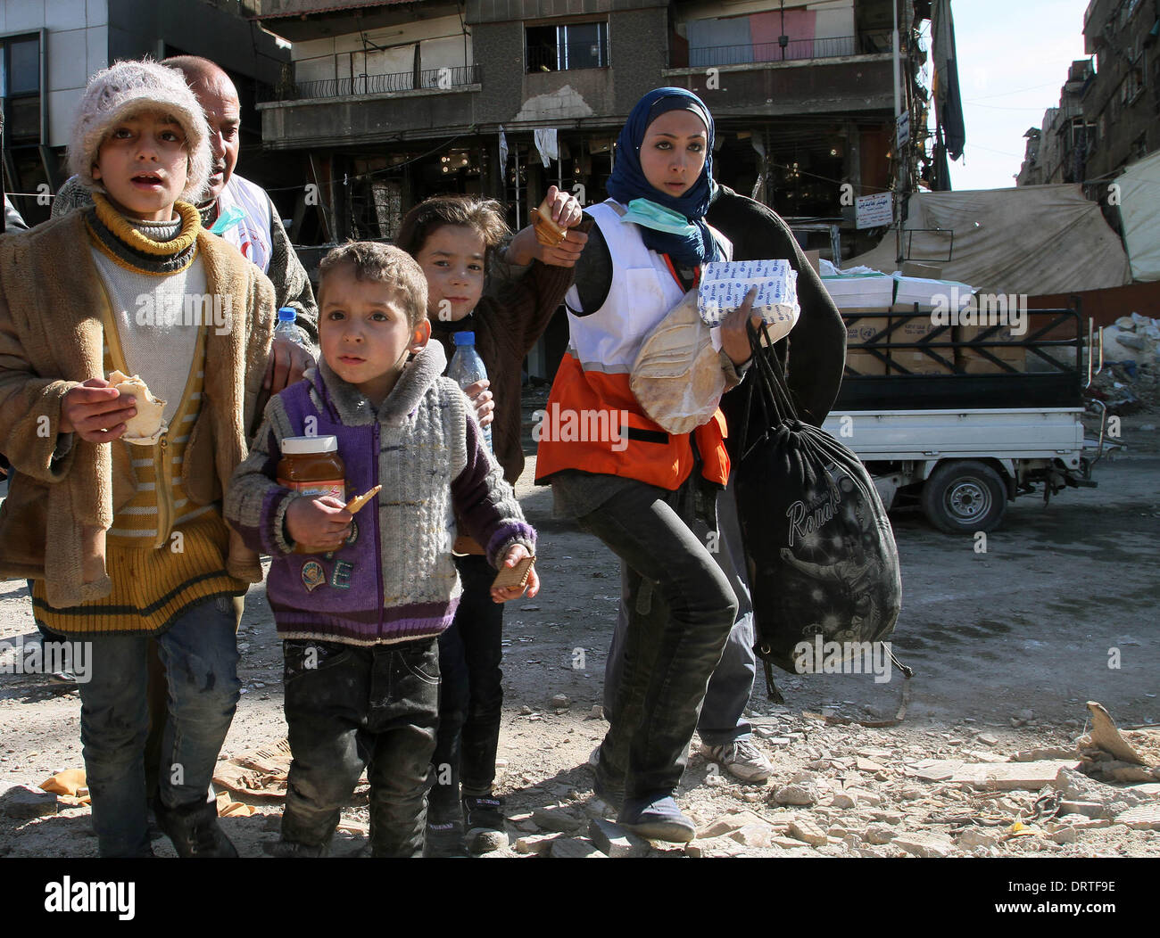 Yarmouk camp in damascus hi-res stock photography and images - Alamy