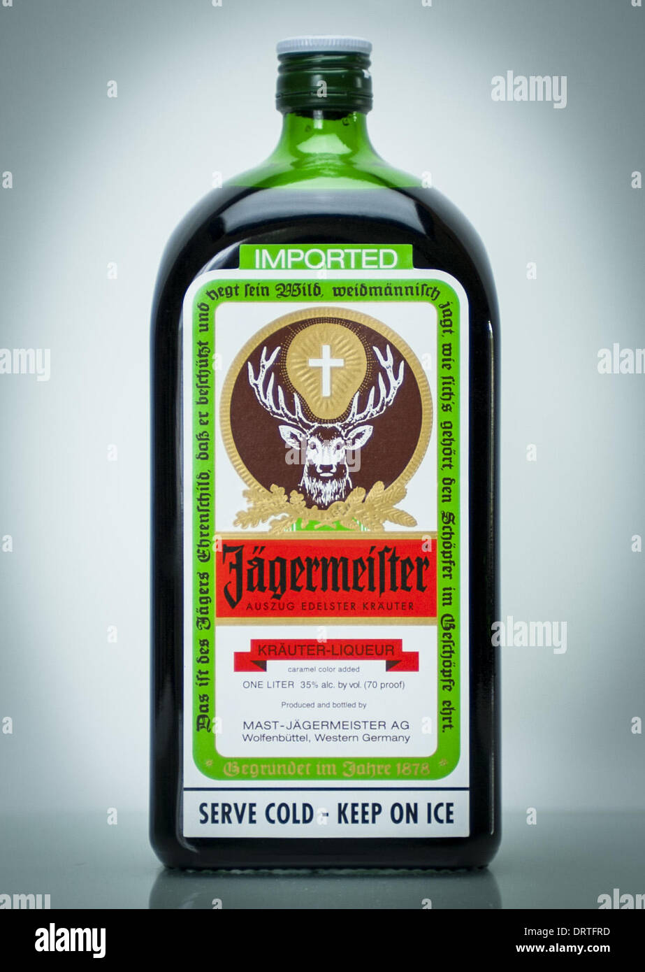 Jan. 31, 2014 - Wolfenbuttel, Lower Saxony, Germany - Jaegermeitster is ...