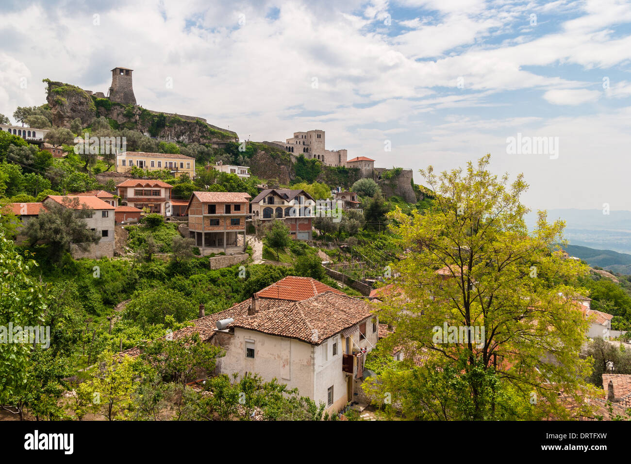 Castle of Kruje, Albania Stock Photo - Alamy