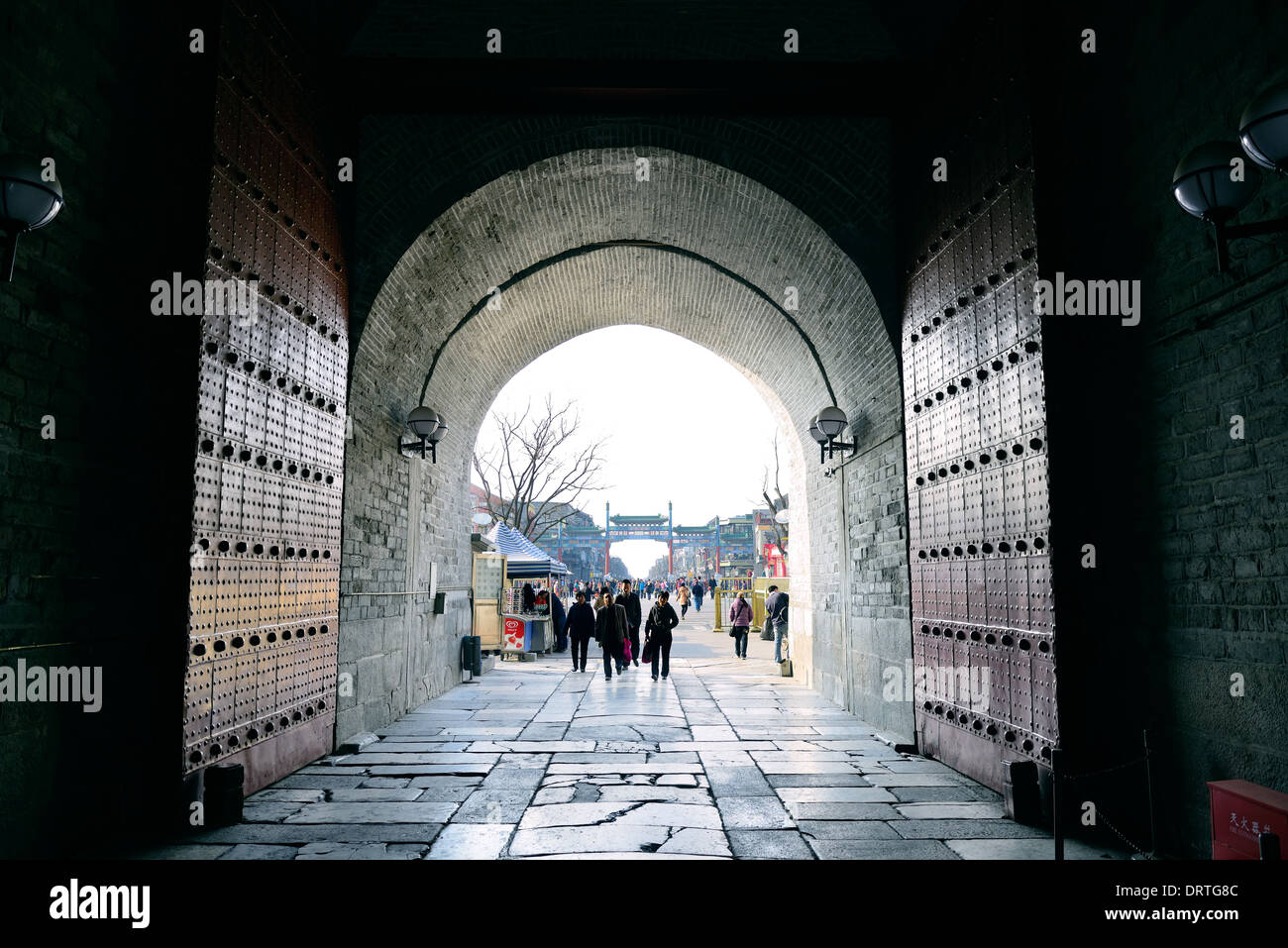 Beijing street view Stock Photo - Alamy