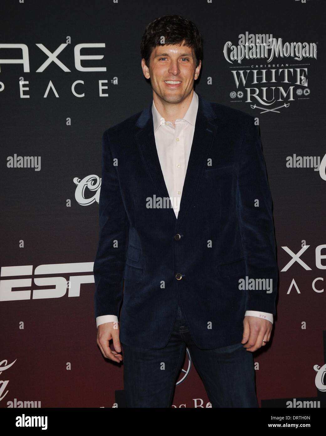 New York, NY, USA. 31st Jan, 2014. Hunter Hillenmeyer at arrivals for ...