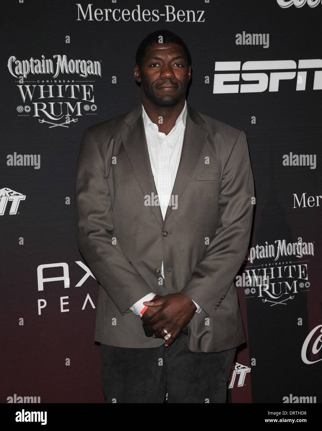 New York, NY, USA. 31st Jan, 2014. Roman Oben at arrivals for ESPN ...