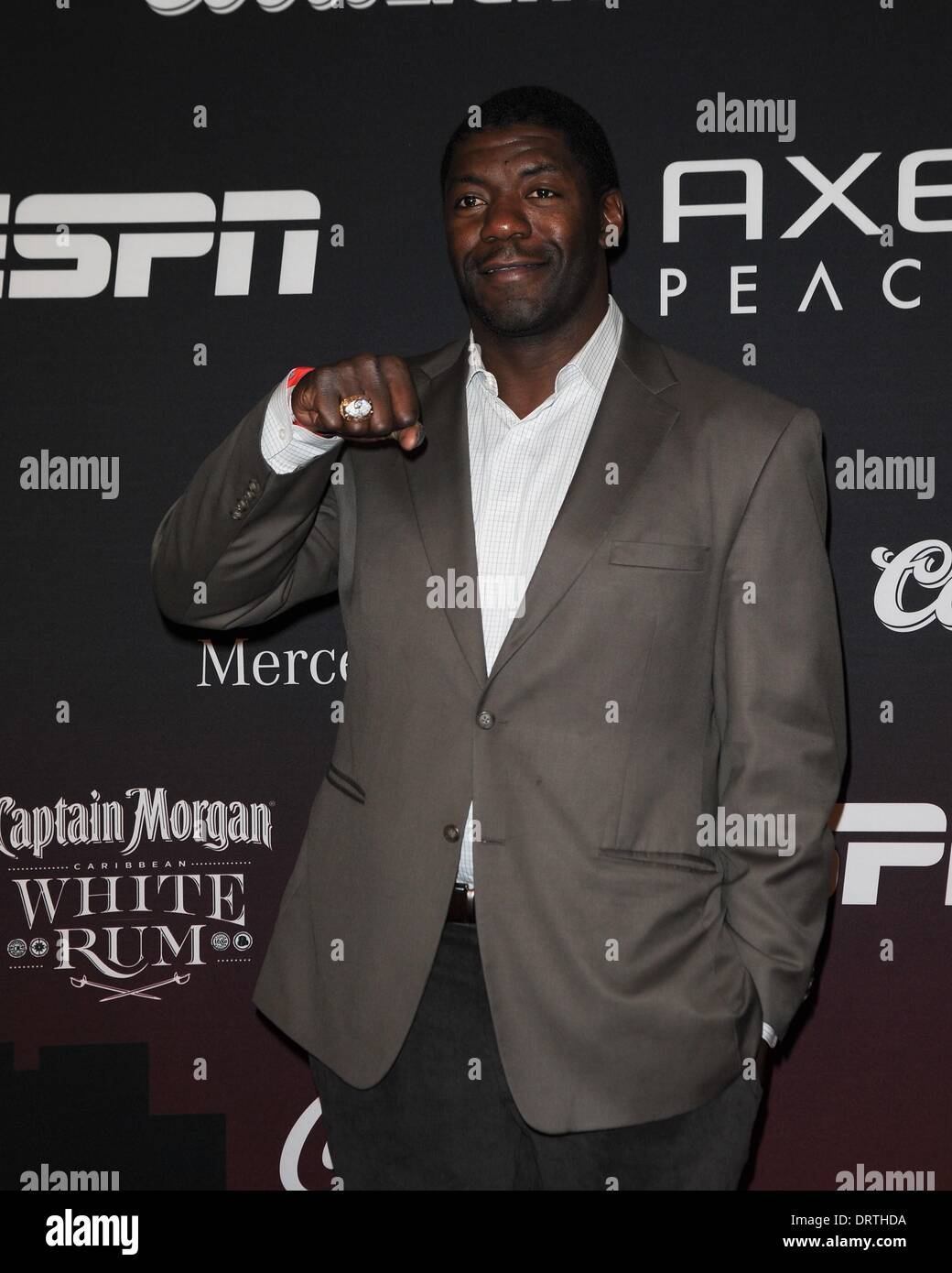 New York, NY, USA. 31st Jan, 2014. Roman Oben at arrivals for ESPN ...