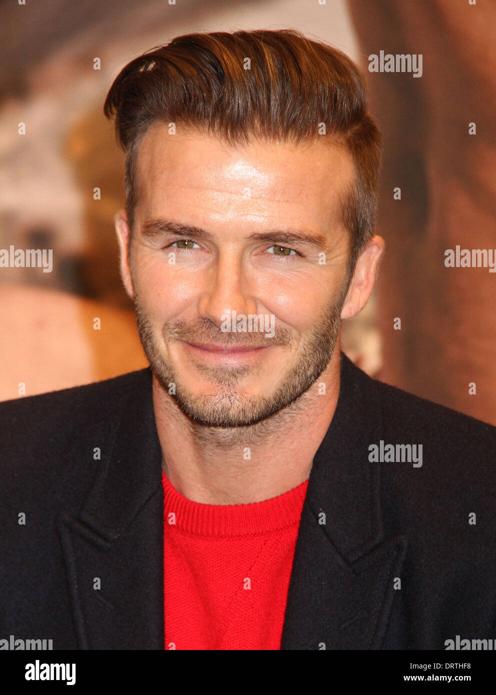 David beckham headshot 2014 hi-res stock photography and images - Alamy