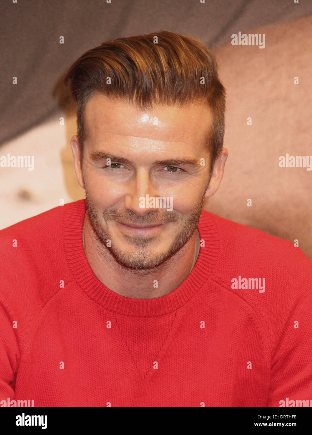 David beckham headshot 2014 hi-res stock photography and images - Alamy