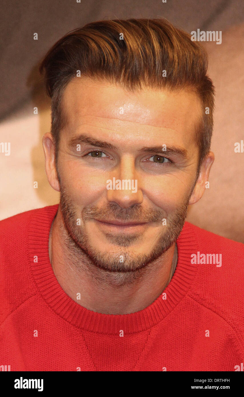 David beckham headshot 2014 hi-res stock photography and images - Alamy