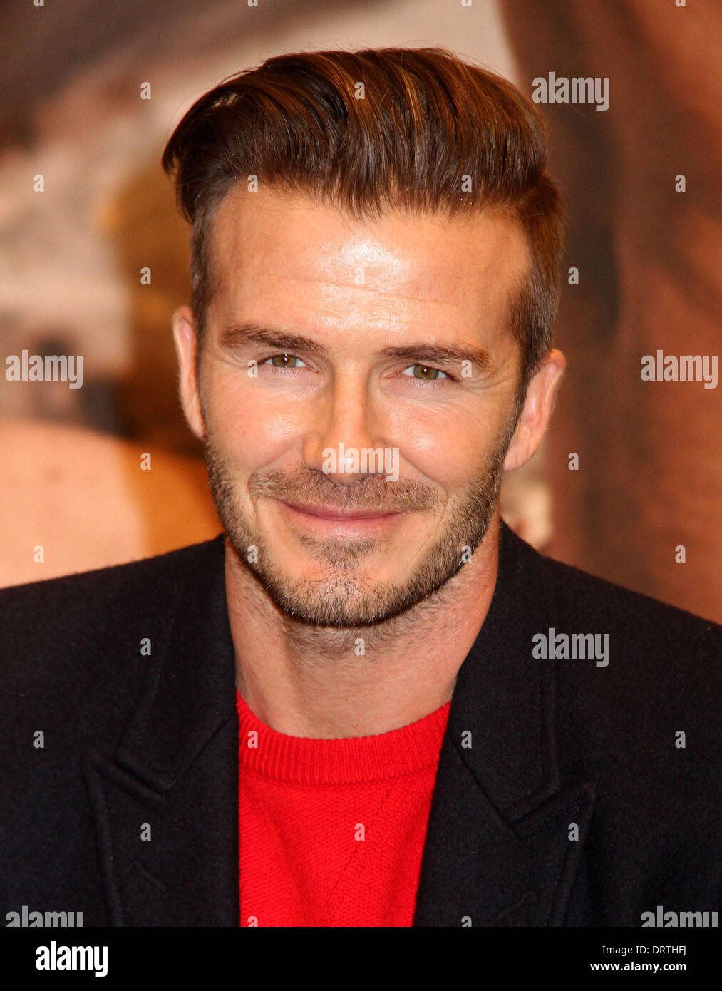 David beckham headshot 2014 hi-res stock photography and images - Alamy