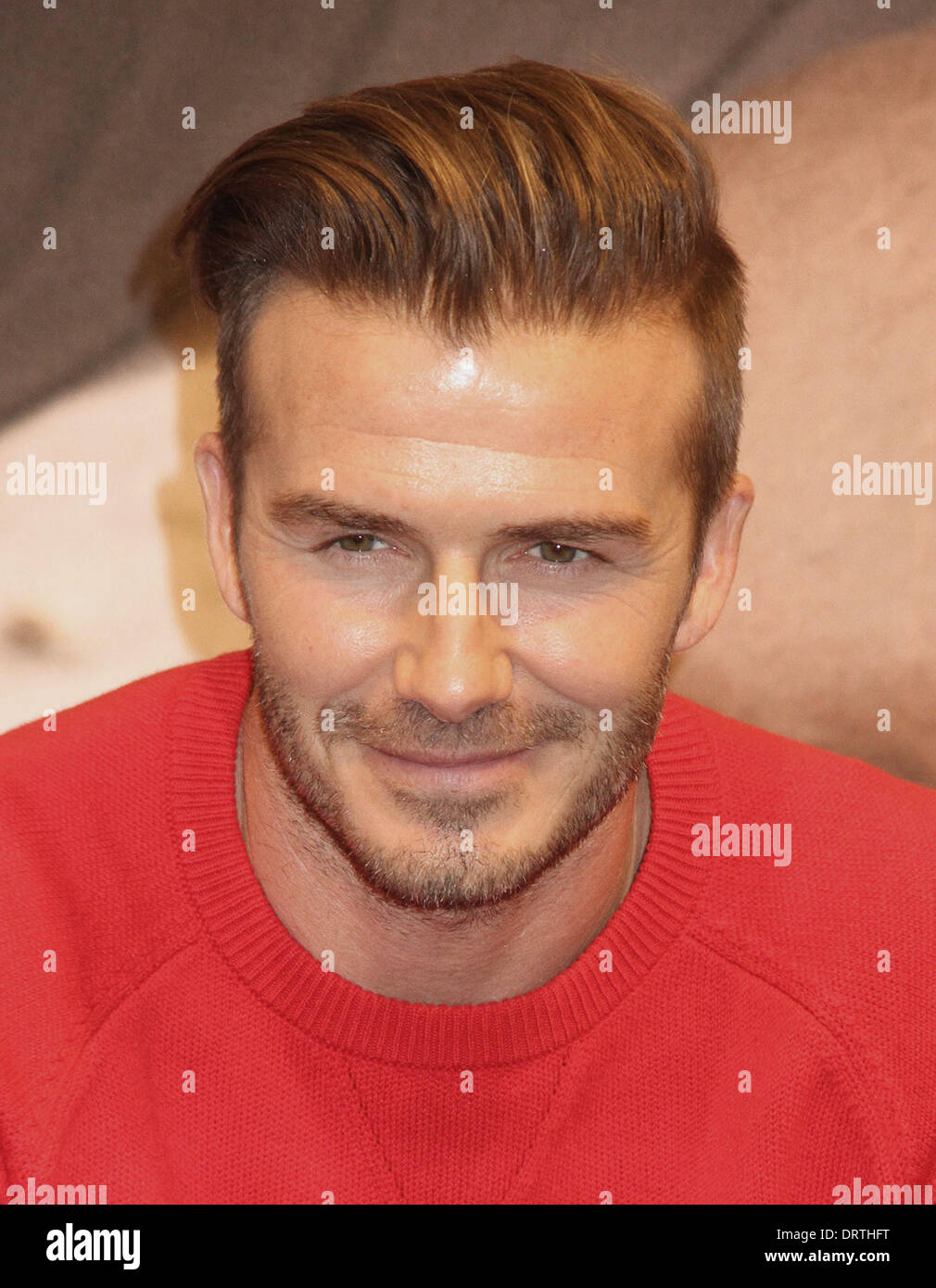 David beckham headshot 2014 hi-res stock photography and images - Alamy