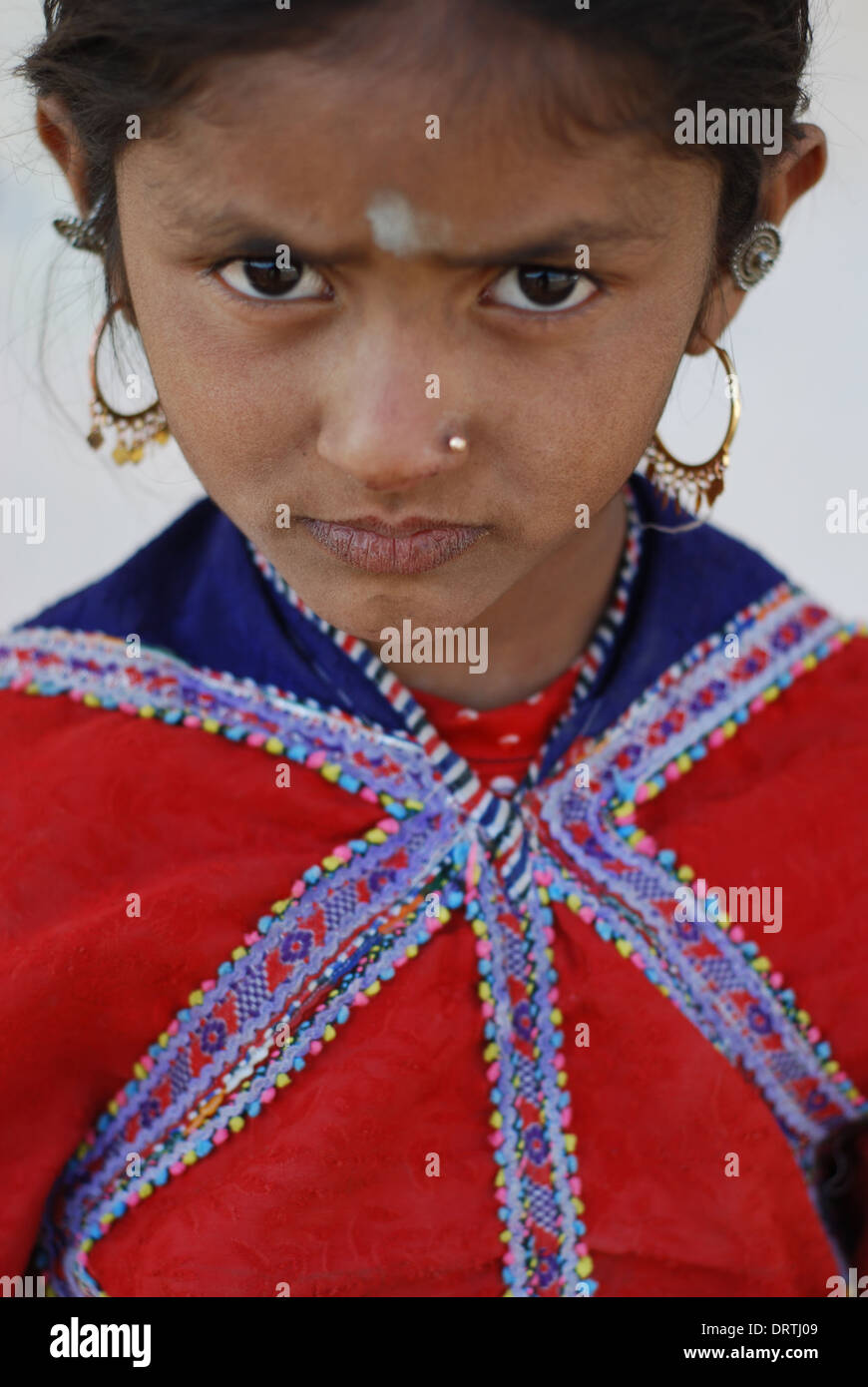 Girl belonging to the Rabari caste ( India Stock Photo - Alamy