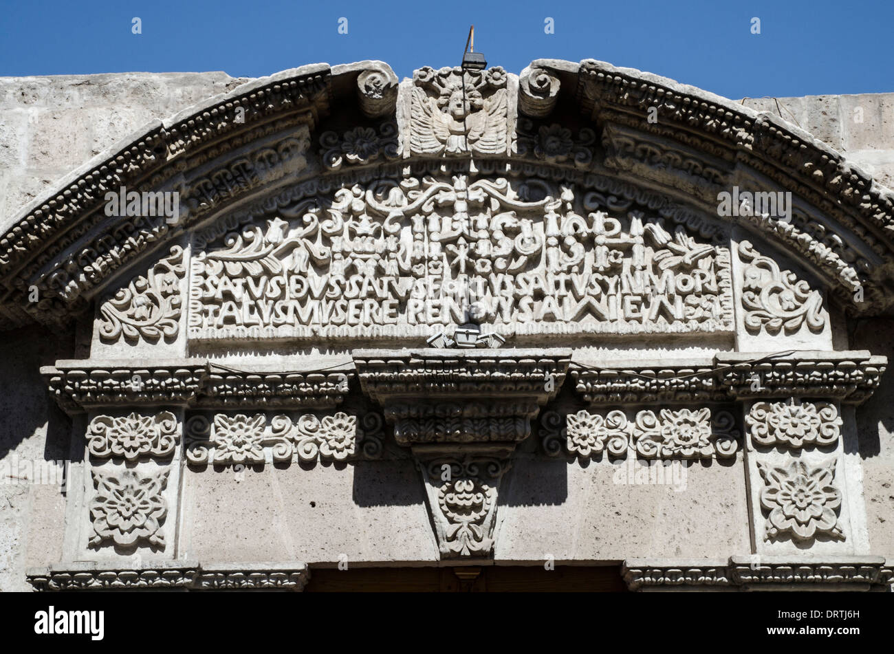 Traditional architecture in Arequipa city. Arequipa. Peru. UNESCO World ...