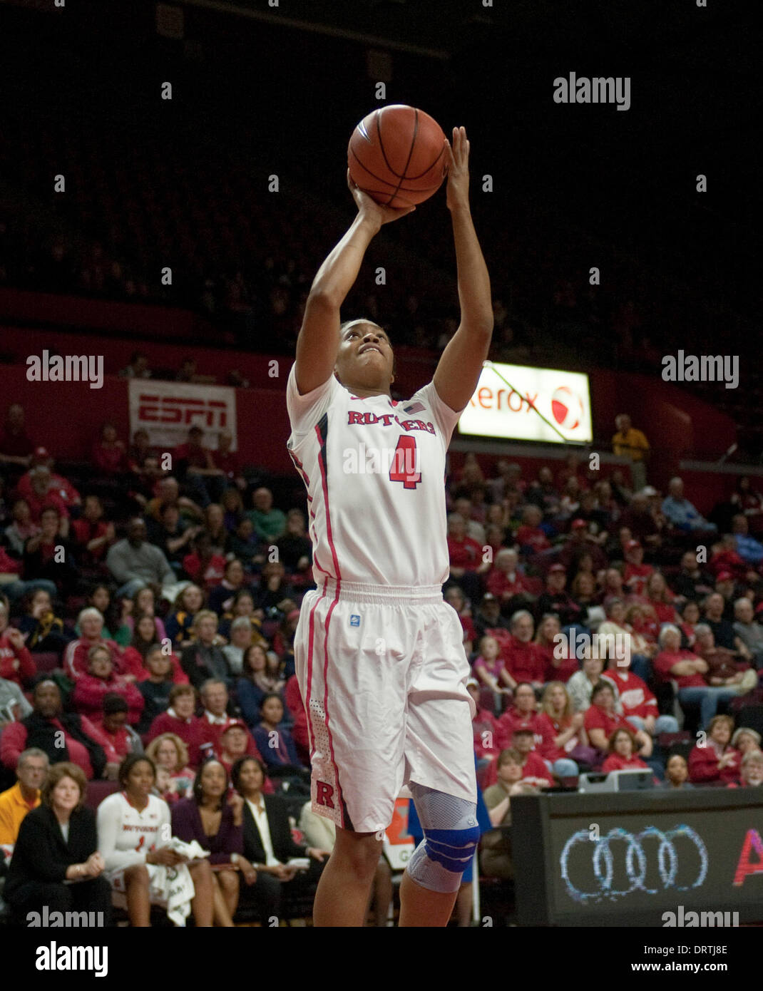 Piscataway, New Jersey, USA. 1st Feb, 2014. Rutgers' guard Briyona ...