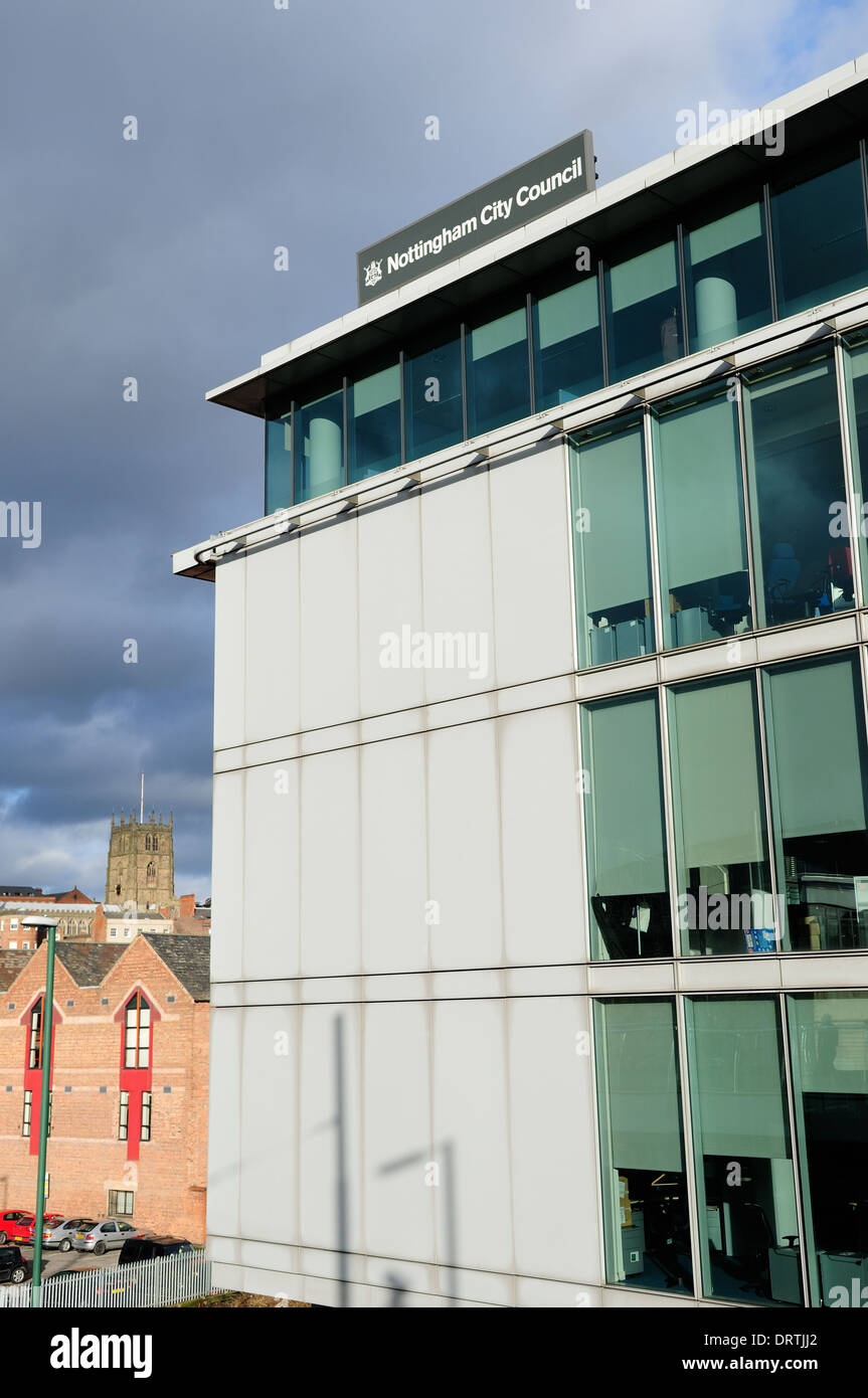 Nottingham City Council Building,Station Street,UK Stock Photo - Alamy