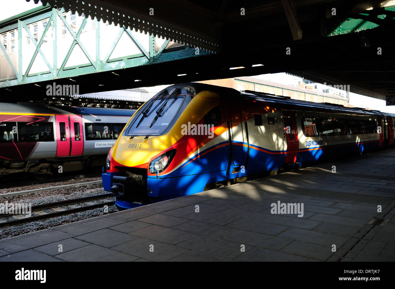 Nottingham Station East Midlands Trains Stock Photo - Alamy