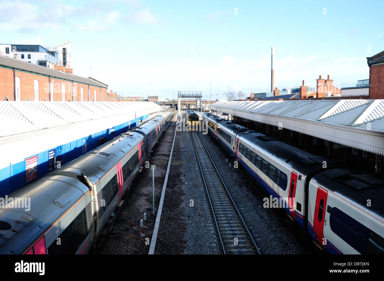Nottingham Station East Midlands Trains Stock Photo - Alamy