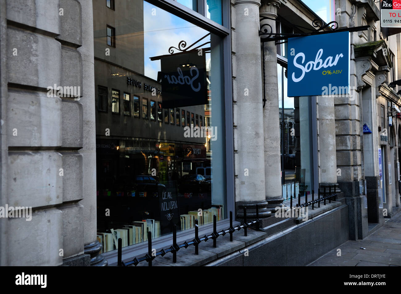Sobar Alcohol Free Bar,Nottingham,UK Stock Photo - Alamy