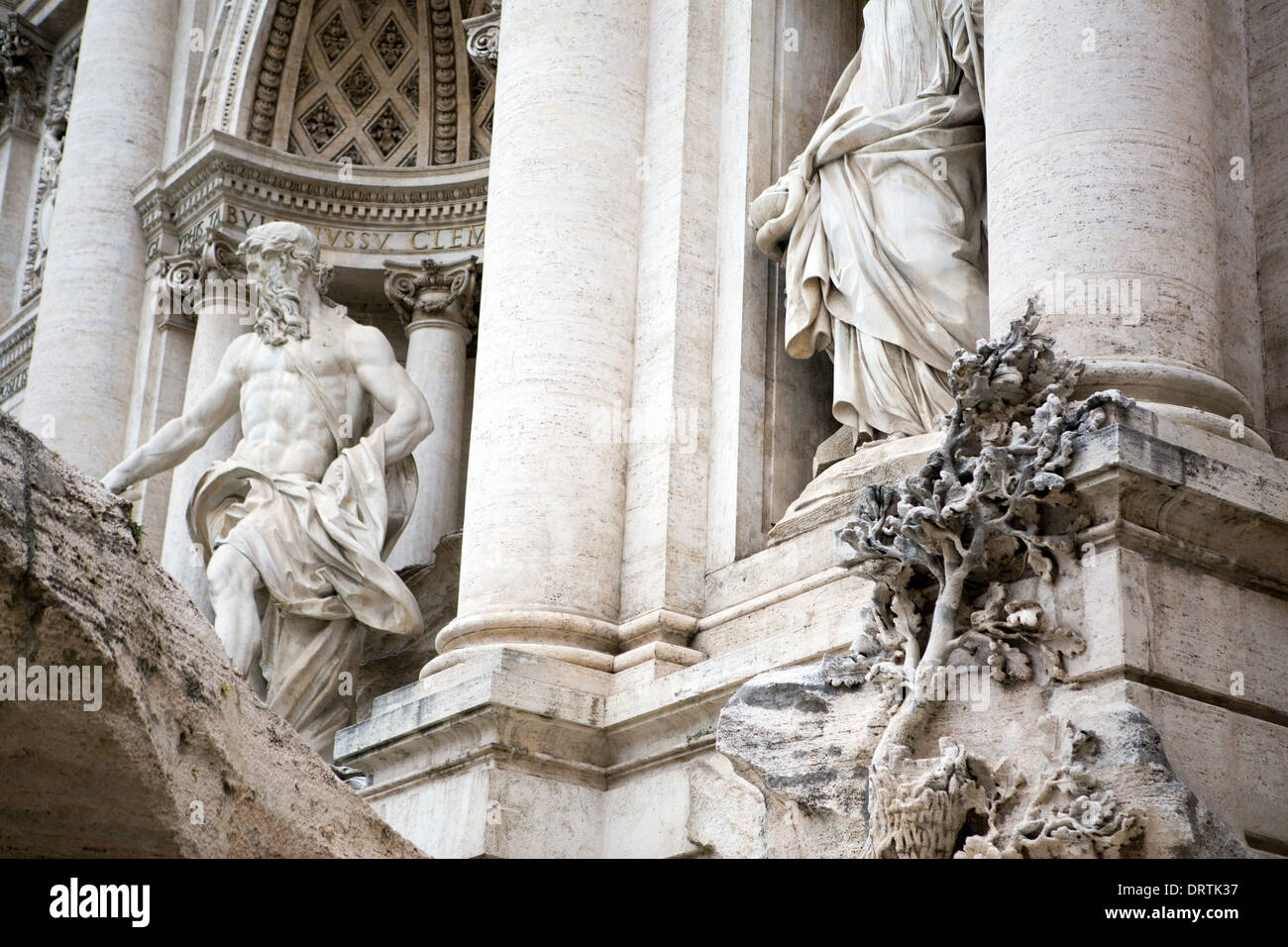 The famous Trevi Fountain facade in Rome, Italy Stock Photo - Alamy