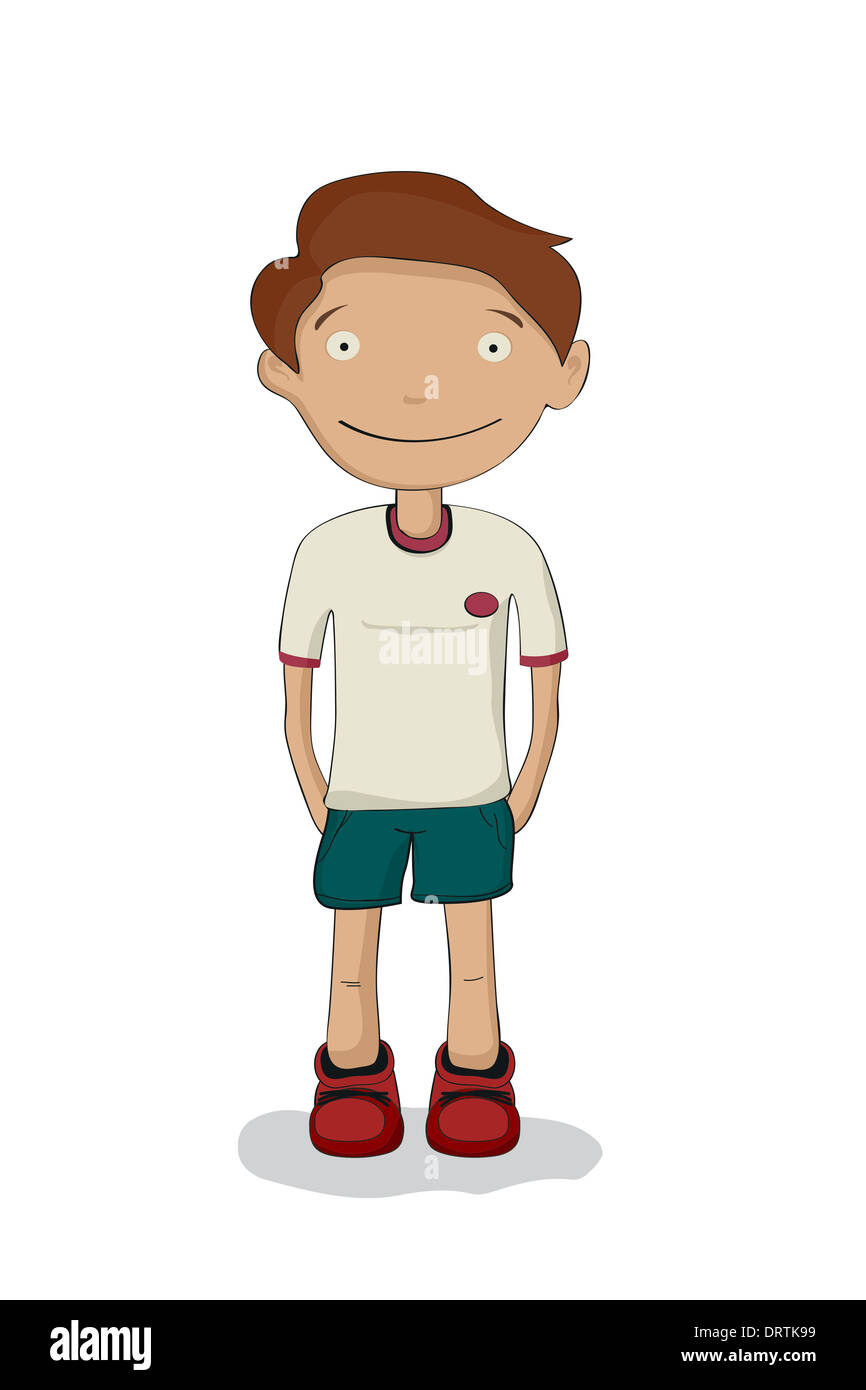 Cartoon kid hi-res stock photography and images - Alamy