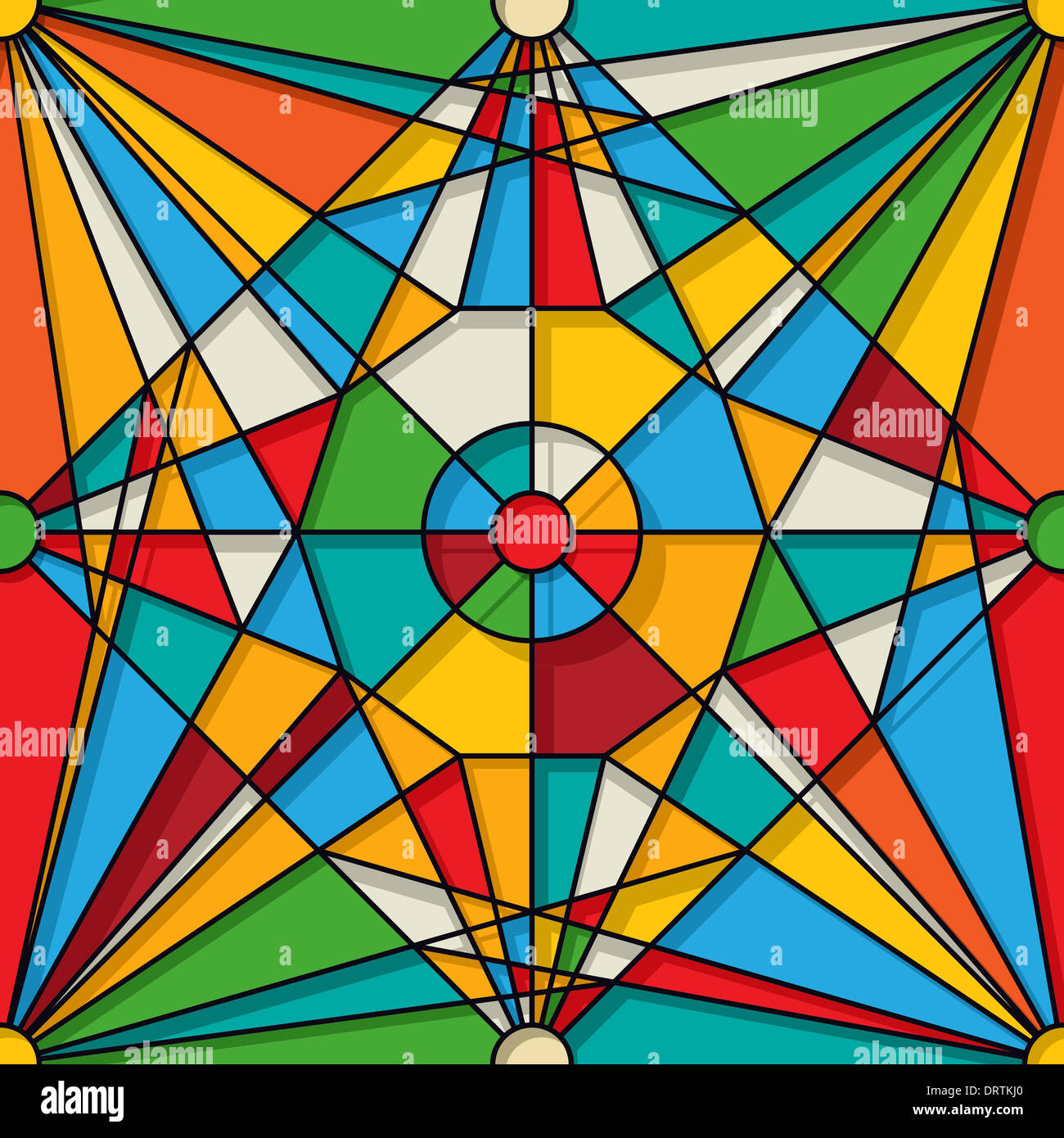 Stained glass design, seamless pattern Stock Photo - Alamy