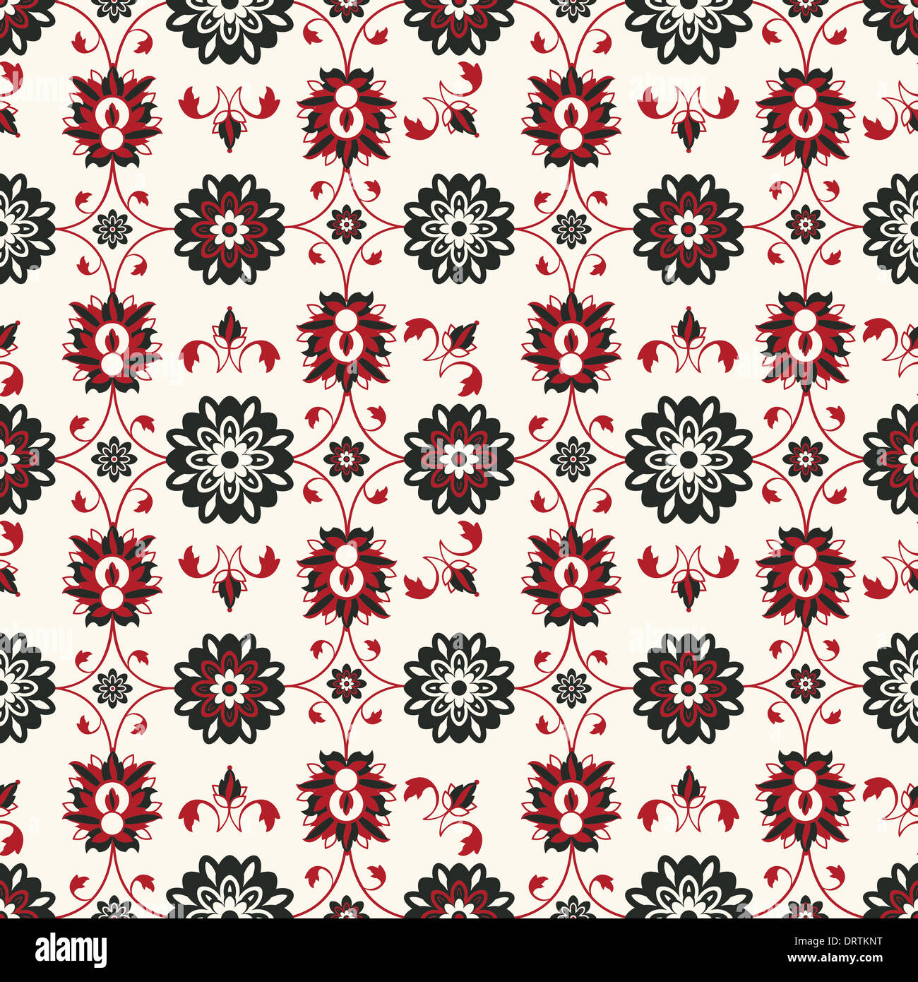 Seamless damask pattern design, abstract art Stock Photo - Alamy