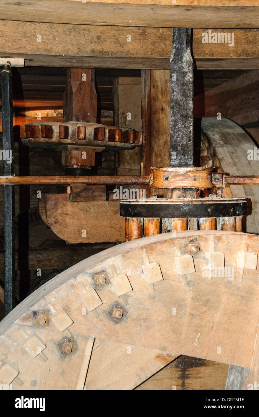 Historical watermill interior hi-res stock photography and images - Alamy