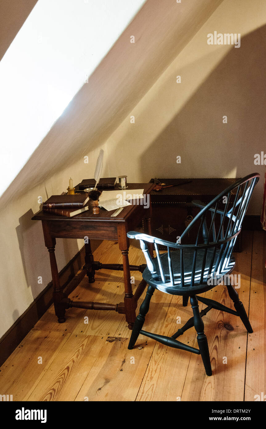 Writing Desk and Chair, George Washington Whiskey Distillery, Mount ...