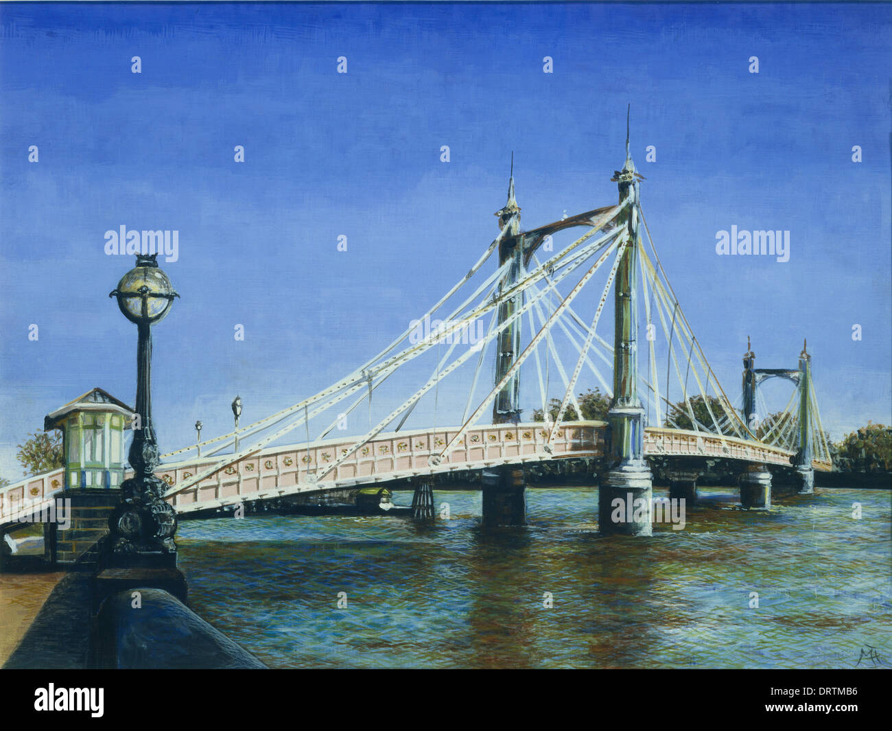 Albert bridge on river thames hi-res stock photography and images - Alamy