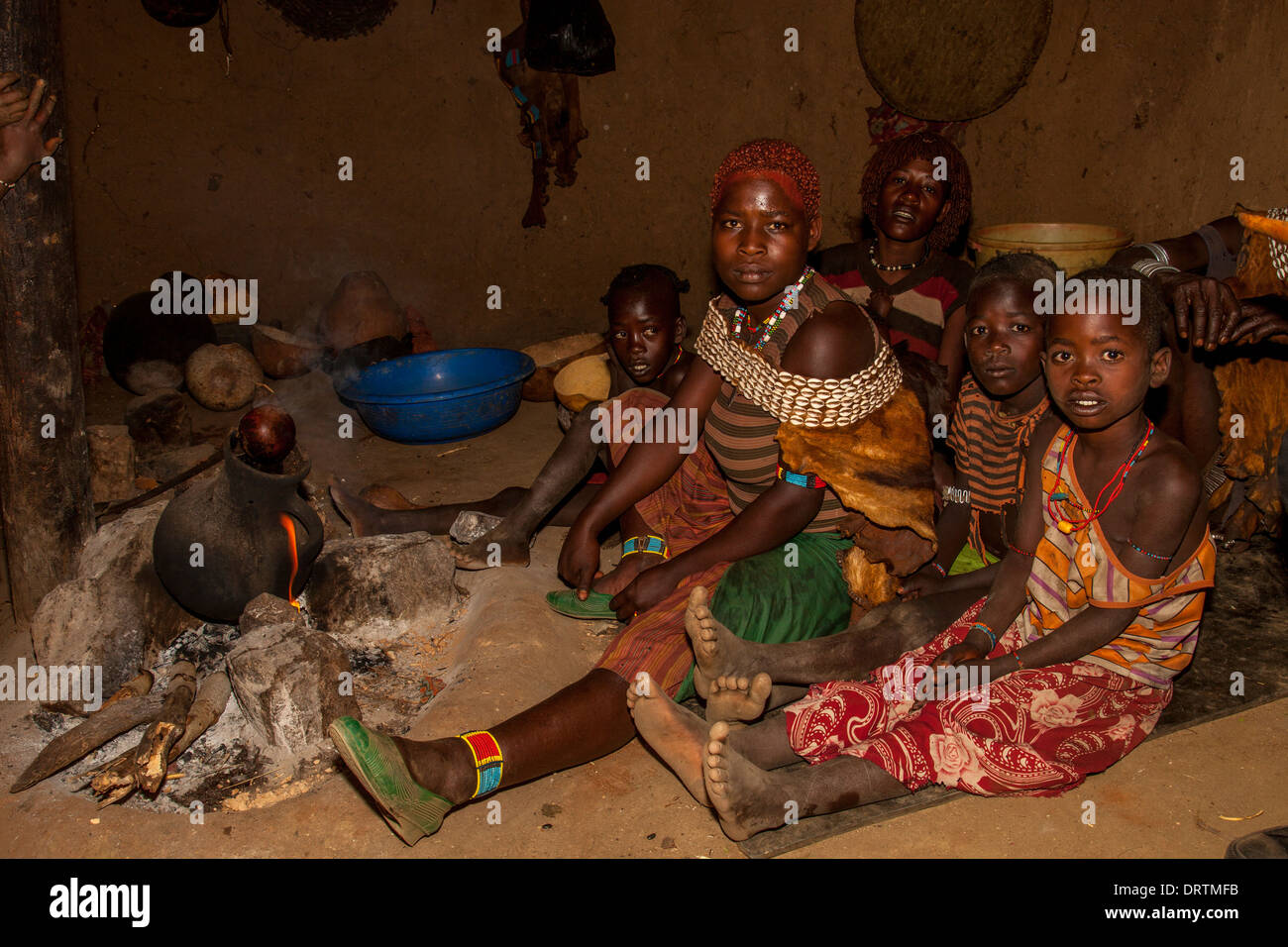 Inside african village home hi-res stock photography and images - Alamy