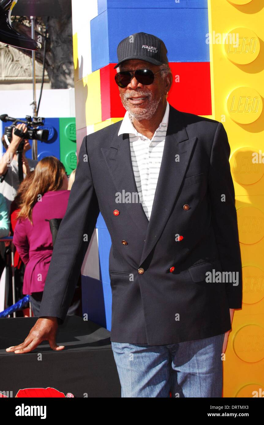 Los Angeles, CA, USA. 1st Feb, 2014. Morgan Freeman at arrivals for ...