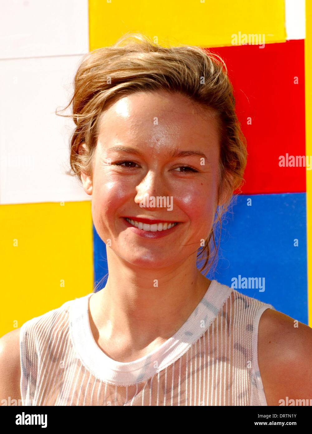 Los Angeles, CA, USA. 1st Feb, 2014. Brie Larson at arrivals for LEGO ...