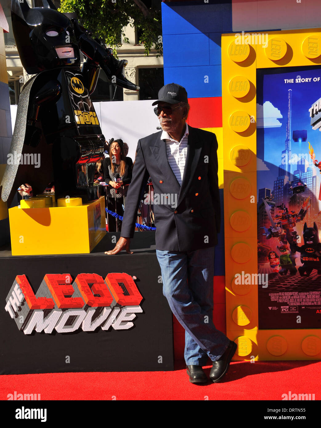 Los Angeles, California, USA. 1st Feb, 2014. Morgan Freeman attending ...