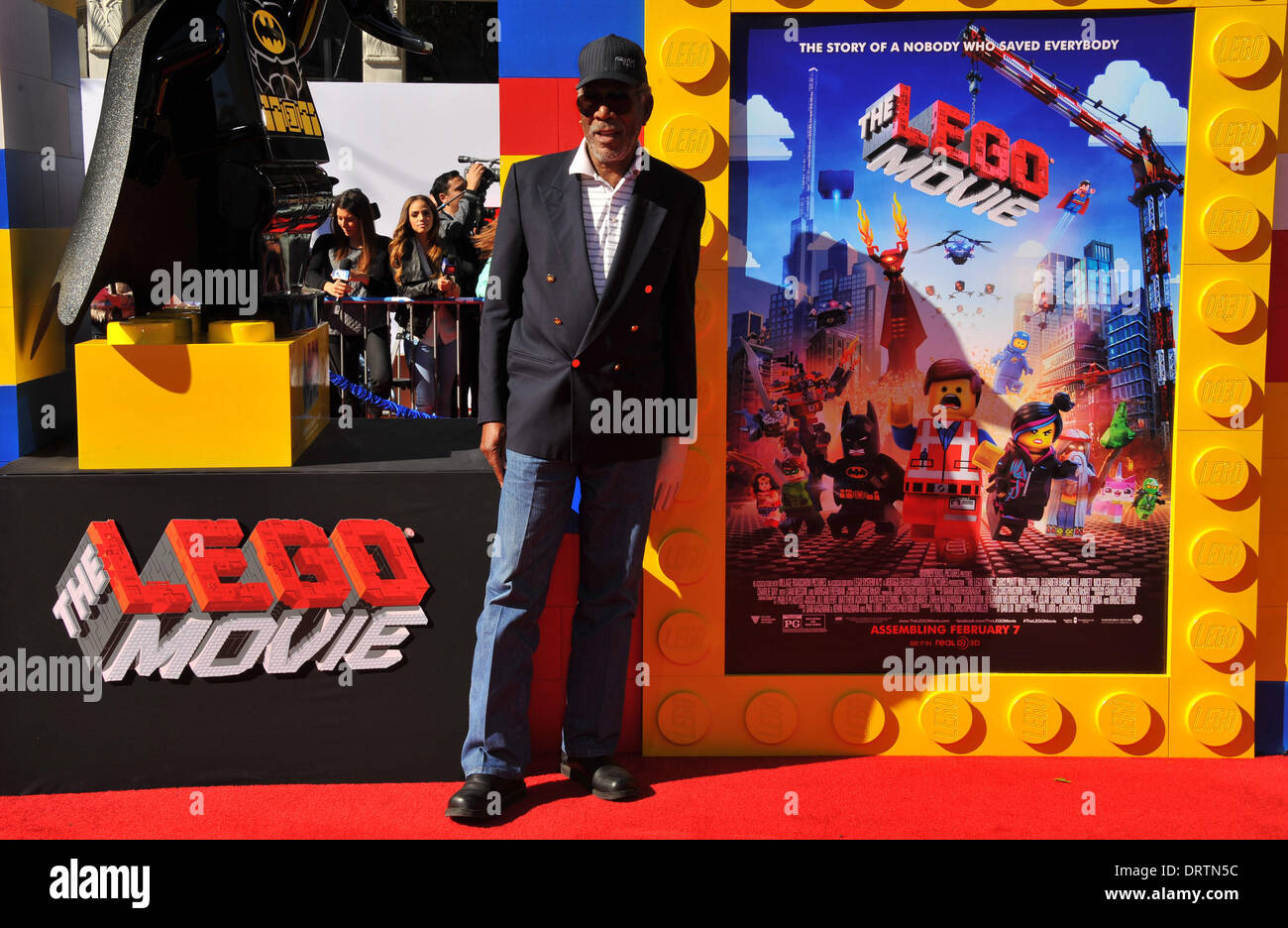 Los Angeles, California, USA. 1st Feb, 2014. Morgan Freeman attending ...