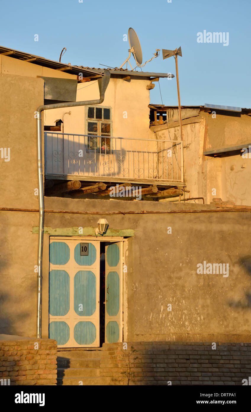 Old houses, Bukhara, Uzbekistan Stock Photo - Alamy