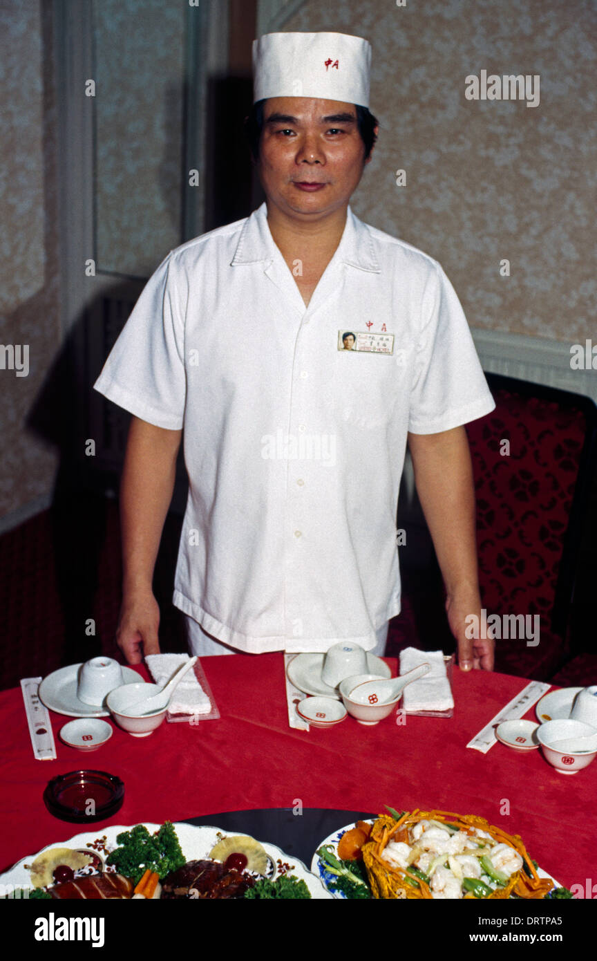Taipei Taiwan Chef With Food Stock Photo - Alamy