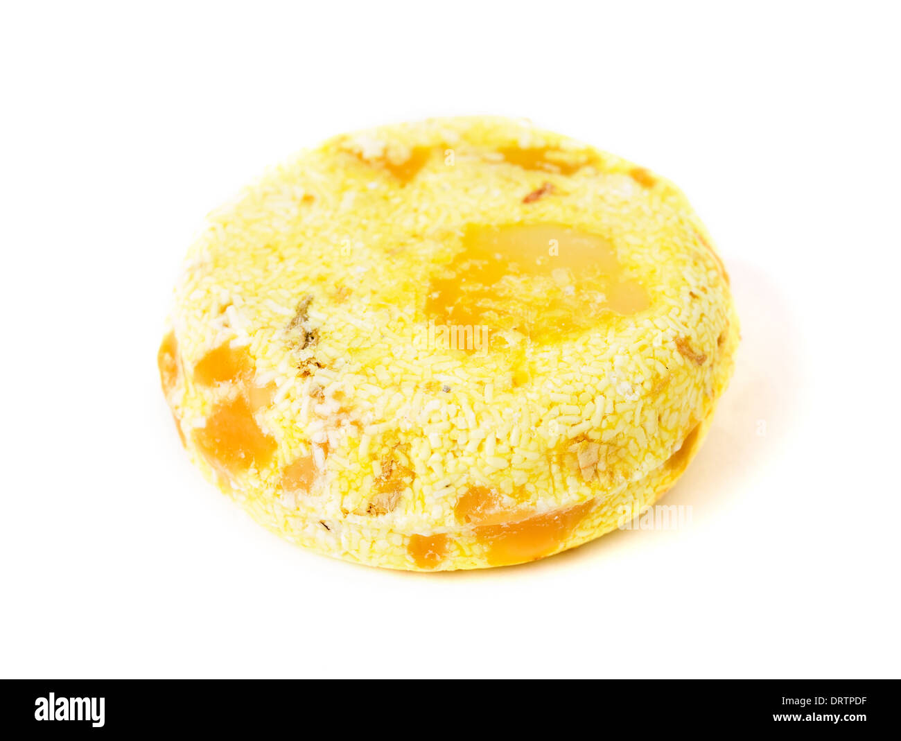 Yellow soap isolated on white background Stock Photo - Alamy