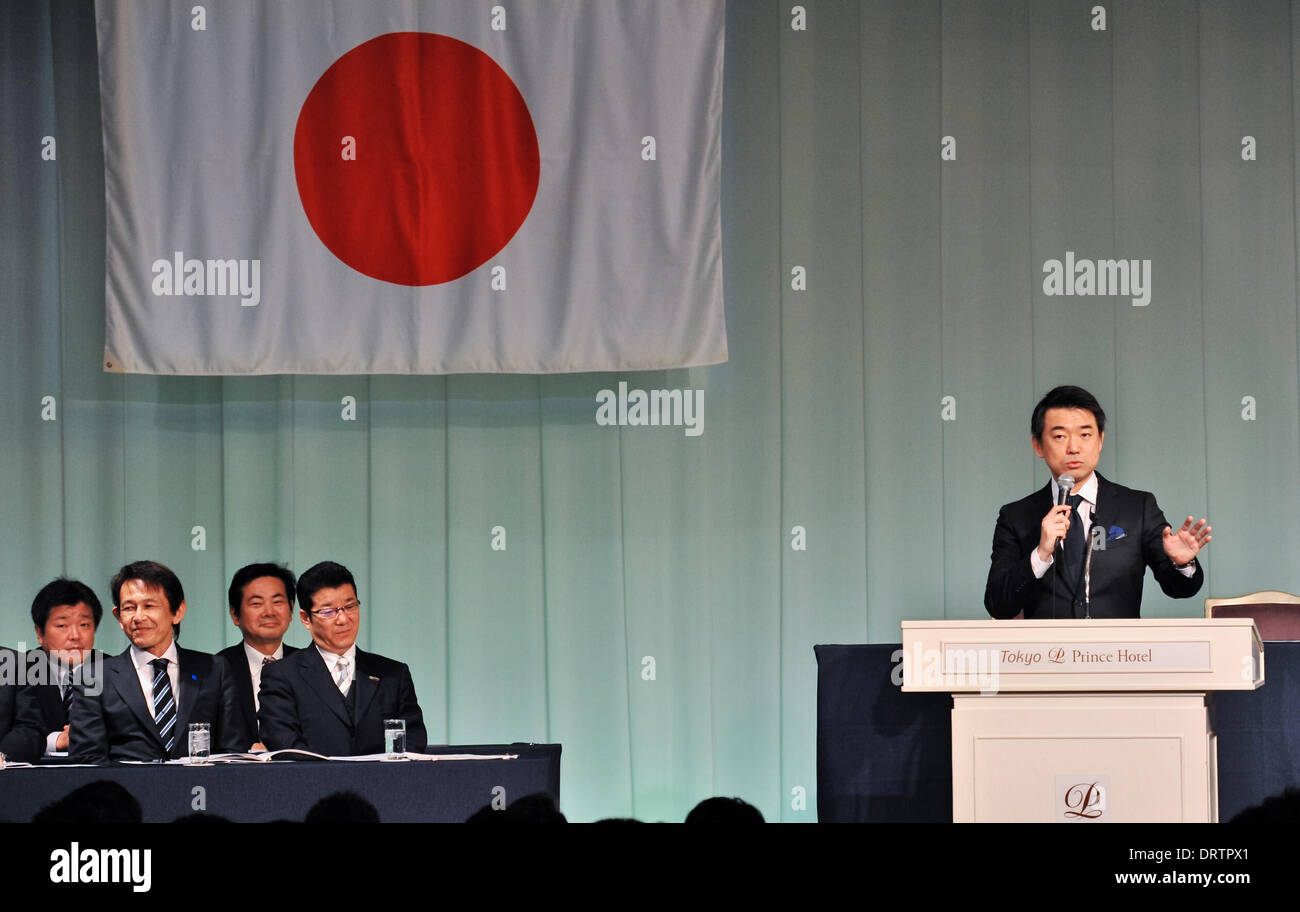 Toru Hashimoto, February 1, 2014, Tokyo, Japan :Toru Hashimoto, co ...