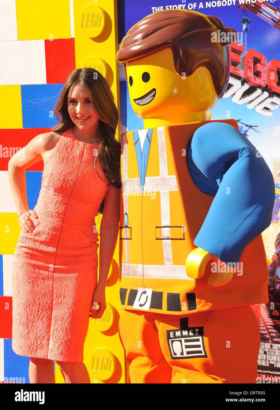 Lego movie alison brie 2014 hi-res stock photography and images - Alamy