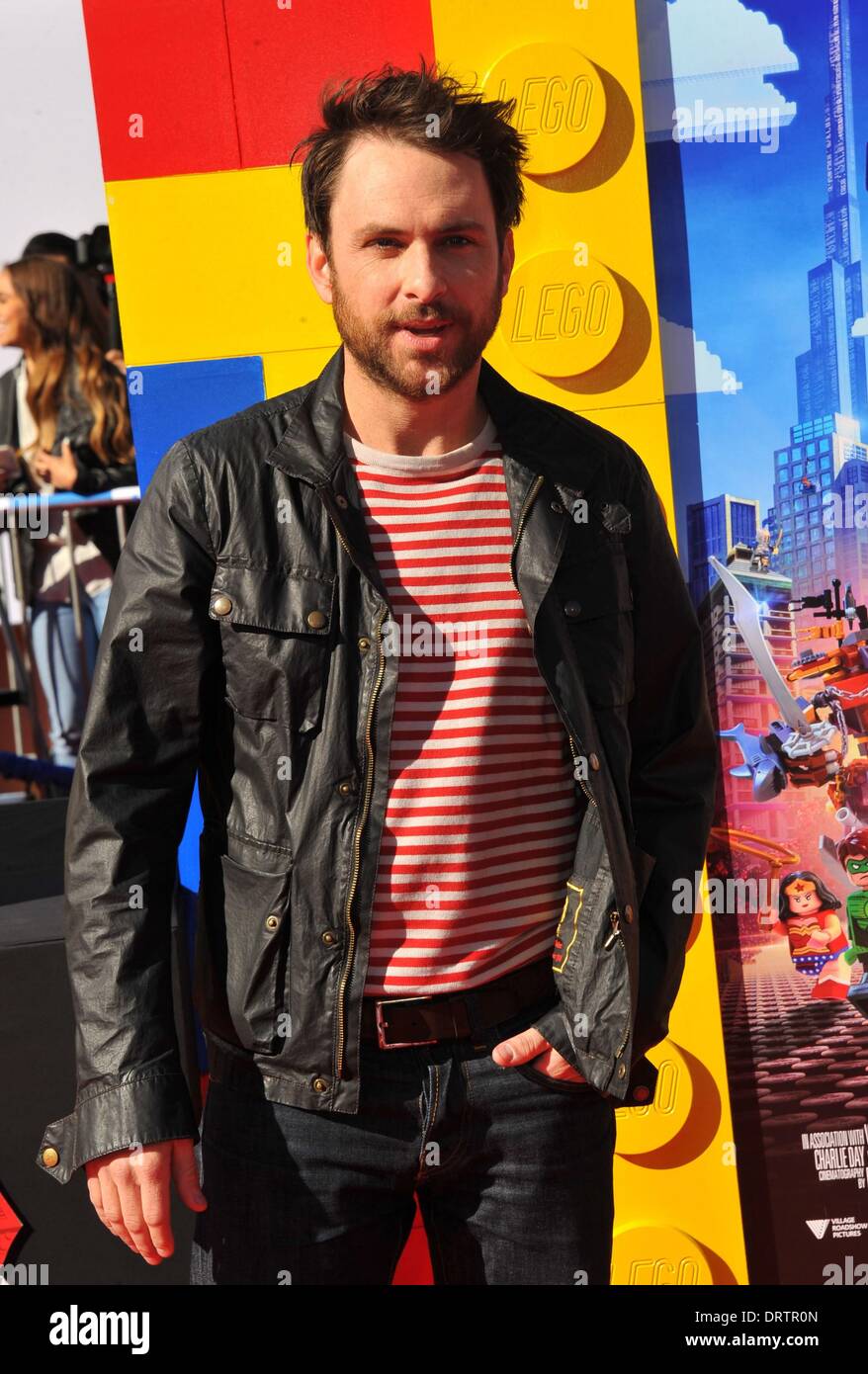 Los Angeles, CA, USA. 1st Feb, 2014. Charlie Day at arrivals for LEGO ...