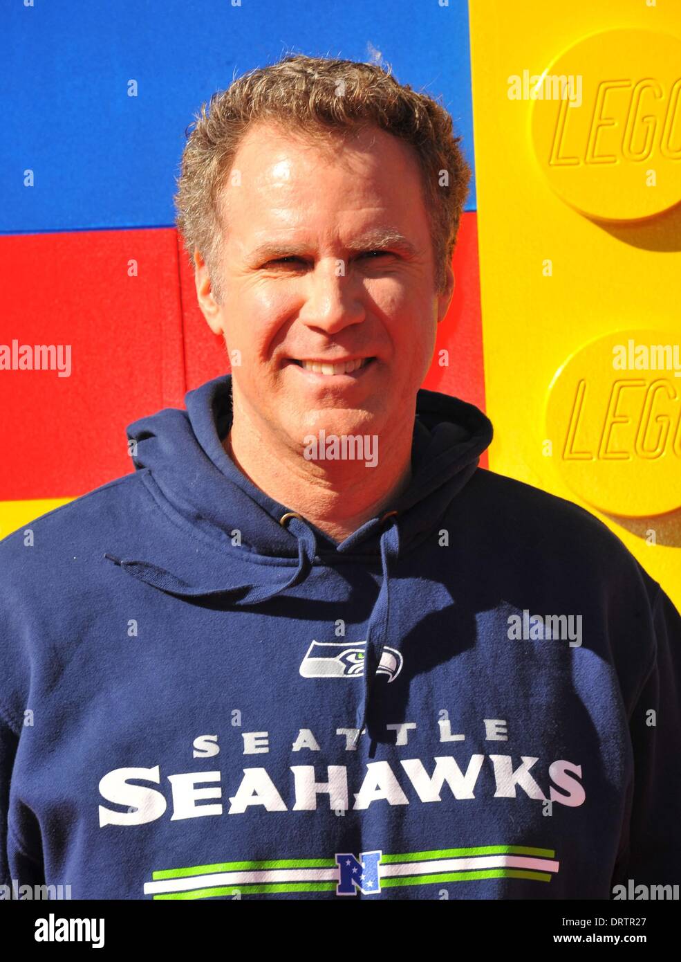 Los Angeles, CA, USA. 1st Feb, 2014. Will Ferrell at arrivals for LEGO ...
