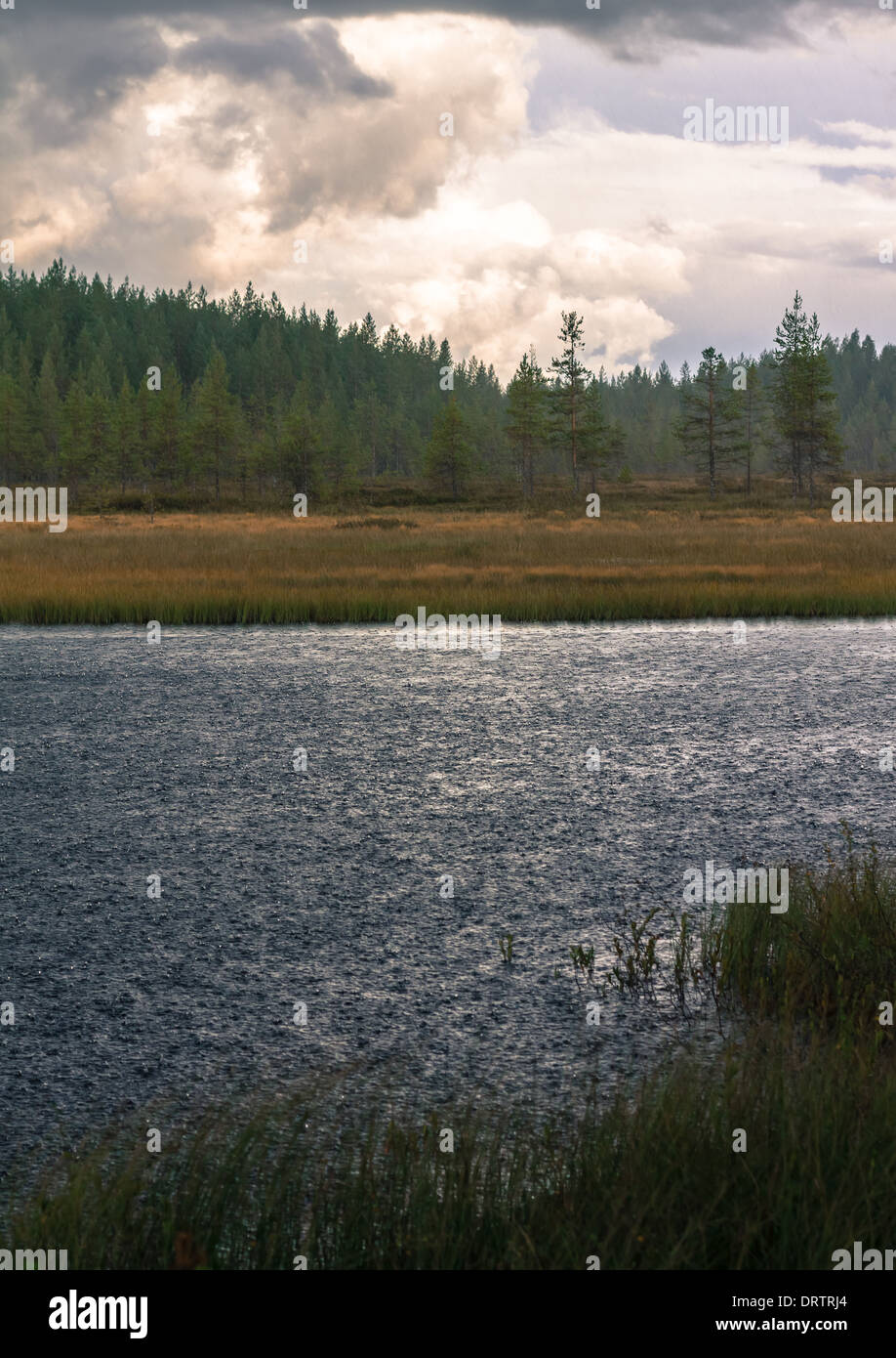 Rain lake hi-res stock photography and images - Alamy