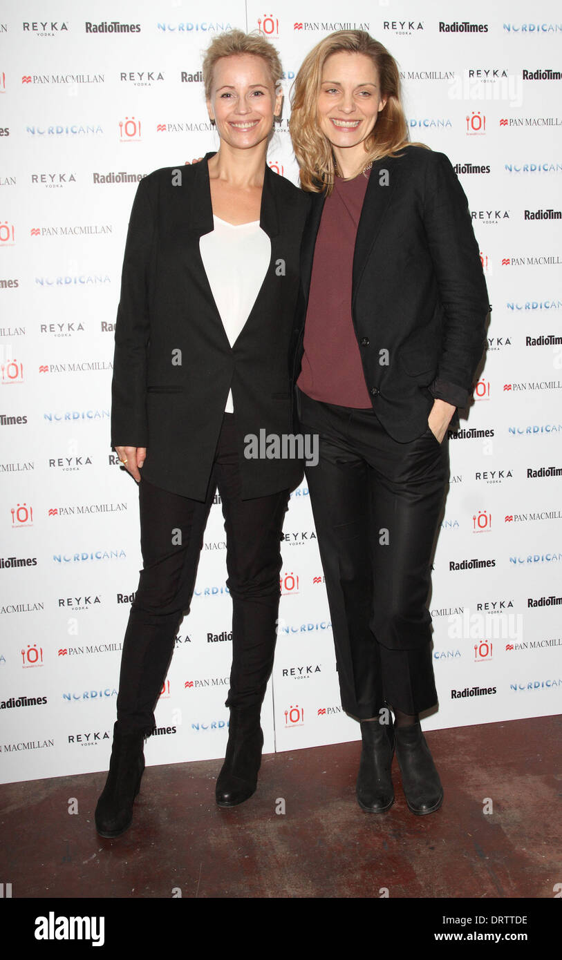 London, UK. 1st Feb, 2014. Sofia Helin and Charlotta Jonsson at ...