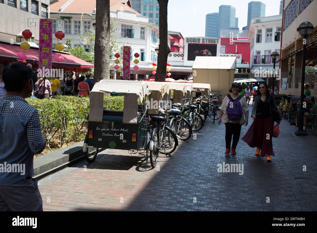 Trishaw singapore hi-res stock photography and images - Alamy