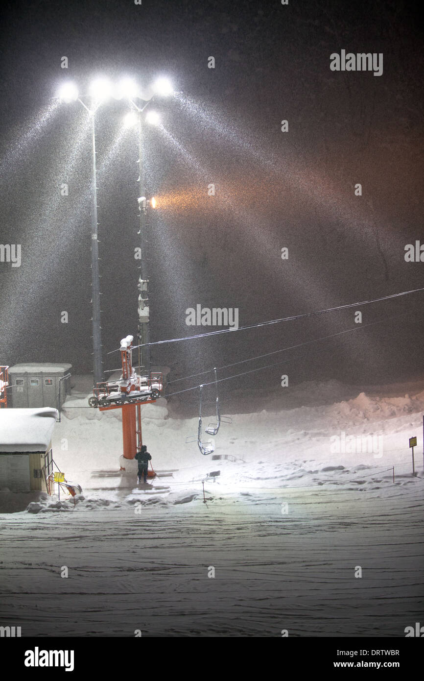 Niseko japan night hi-res stock photography and images - Alamy
