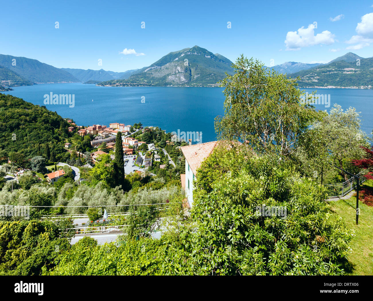 Top view lake como hi-res stock photography and images - Alamy