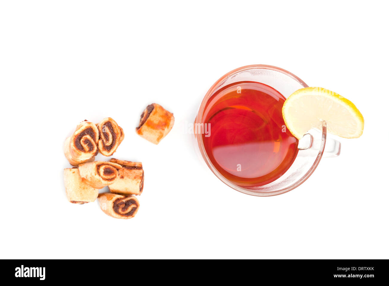 Black tea from above Cut Out Stock Images & Pictures - Alamy