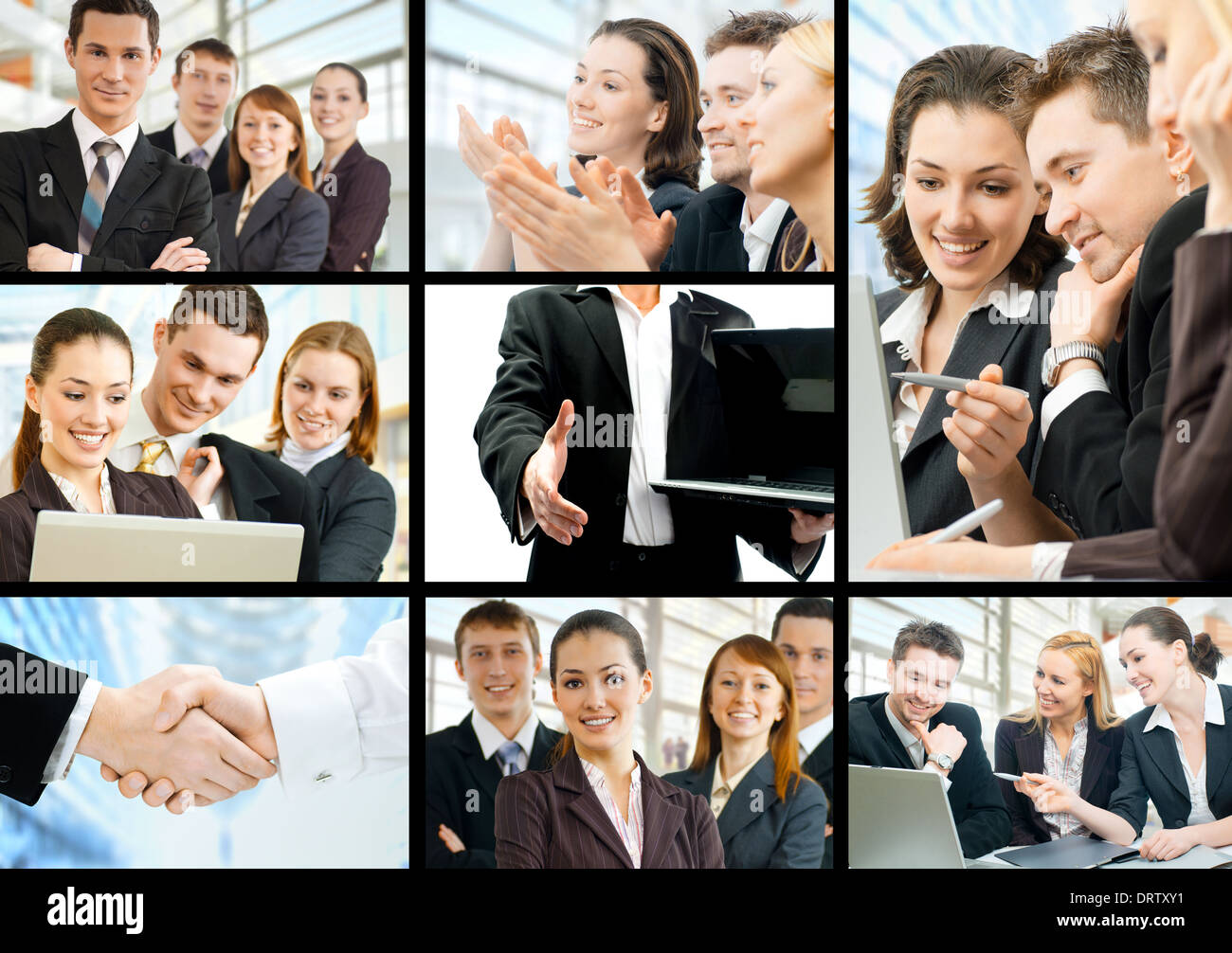 Business team collage hi-res stock photography and images - Alamy