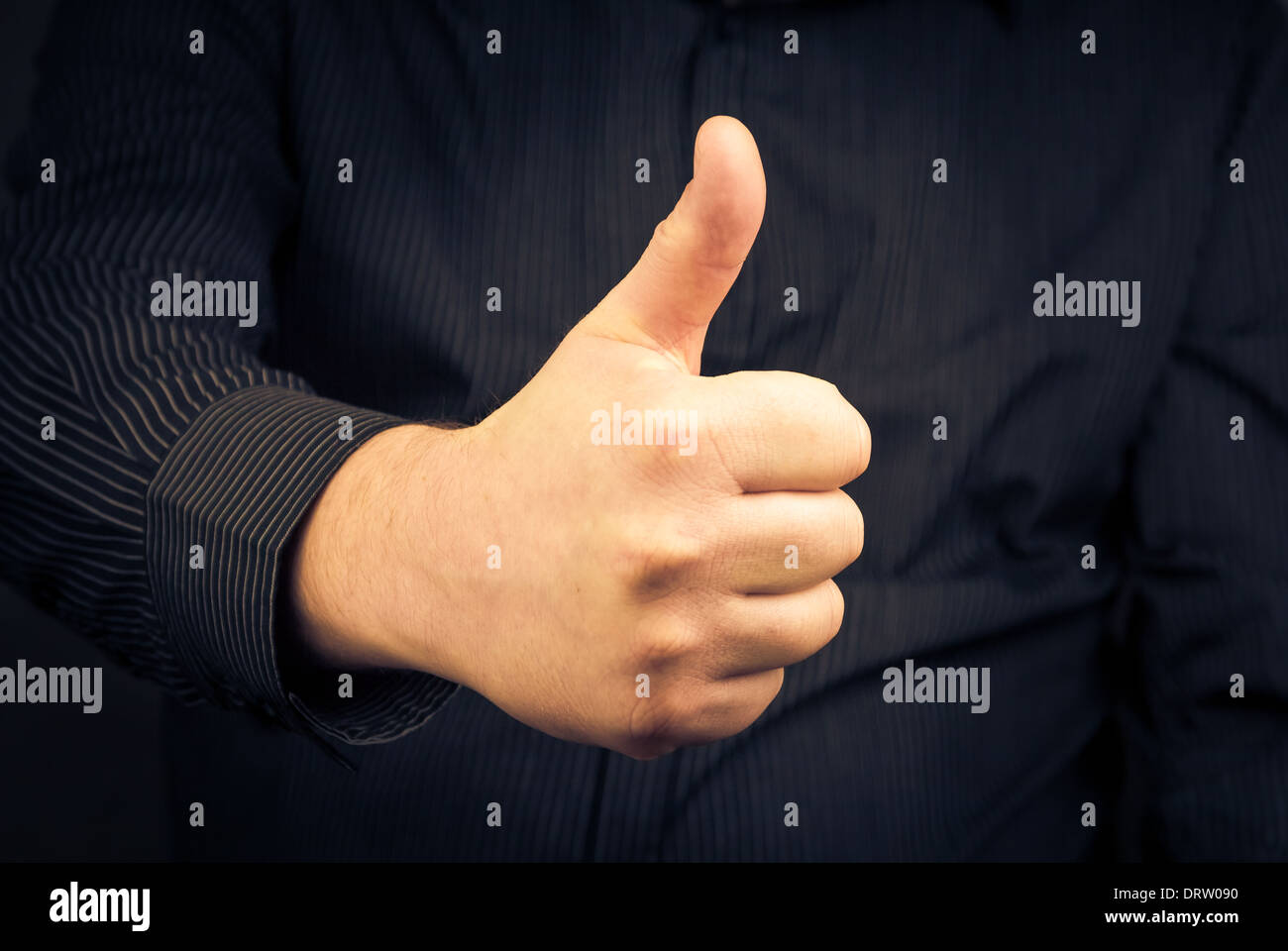 Hand showing thumbs up hi-res stock photography and images - Alamy
