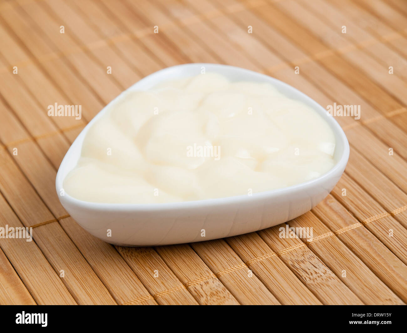 Custard detail in a studio shot in horizontal composition Stock Photo ...