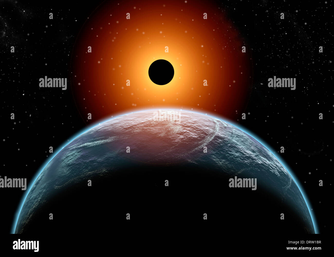 Solar eclipse from earth hi-res stock photography and images - Alamy